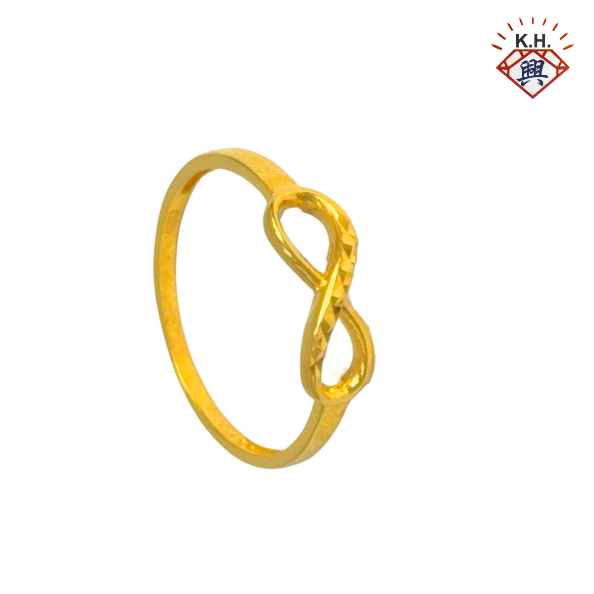 916 Gold Ring – Infinity – Chop Kong Hin